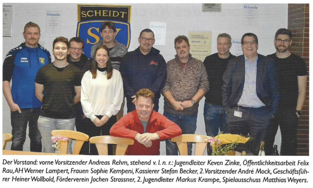 Vorstand - SV Scheidt 1910 e.V.